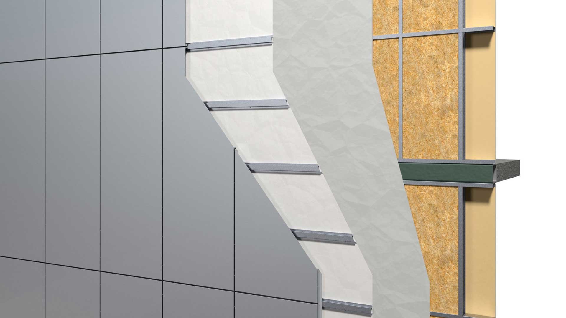 Vitrashield External Cladding System - Metal Wall Panels